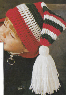 vintage, Toddler's Stocking Hat crochet pattern instructions | eBay