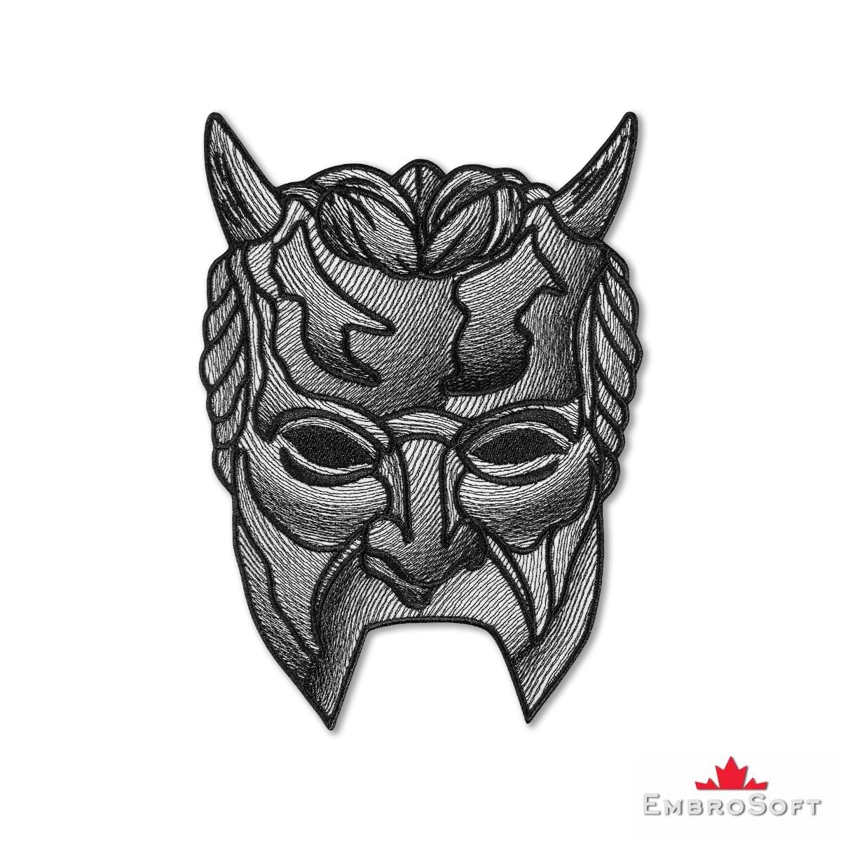 Ghost BC Nameless Ghouls Shadow Man's Mask Heavy Metal Embroidered ...