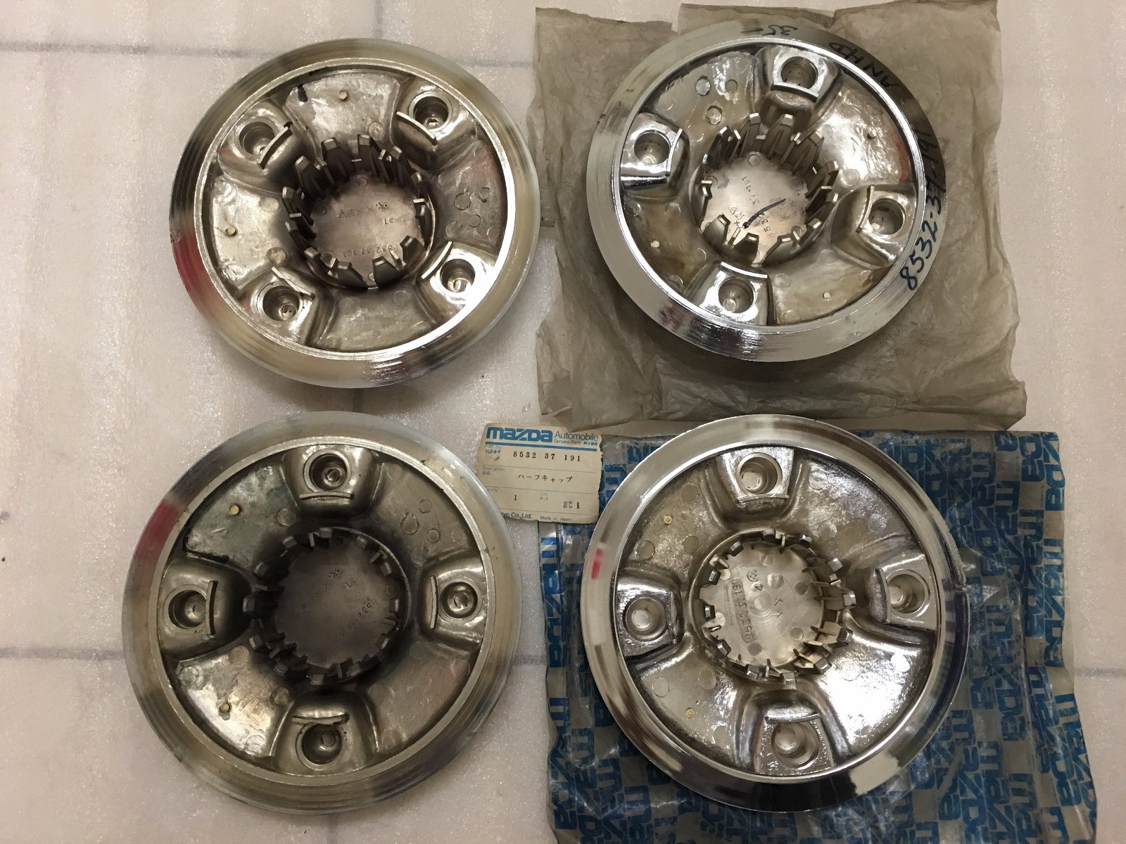 Mazda 323 GLC Bug Eye Wheel Caps (NOS) | eBay