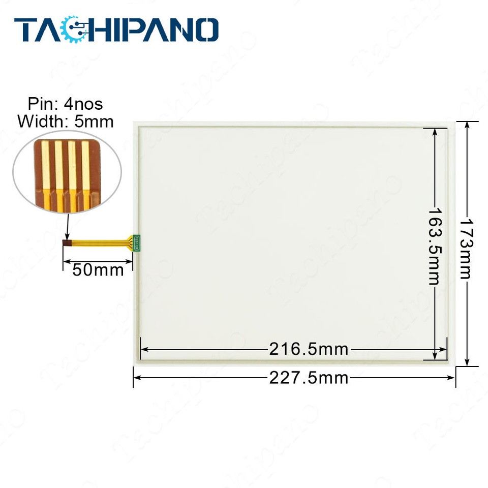 Touch Screen for Beijer EXTER T100-bl Beijer EXTER T100sr-bl with Front ...