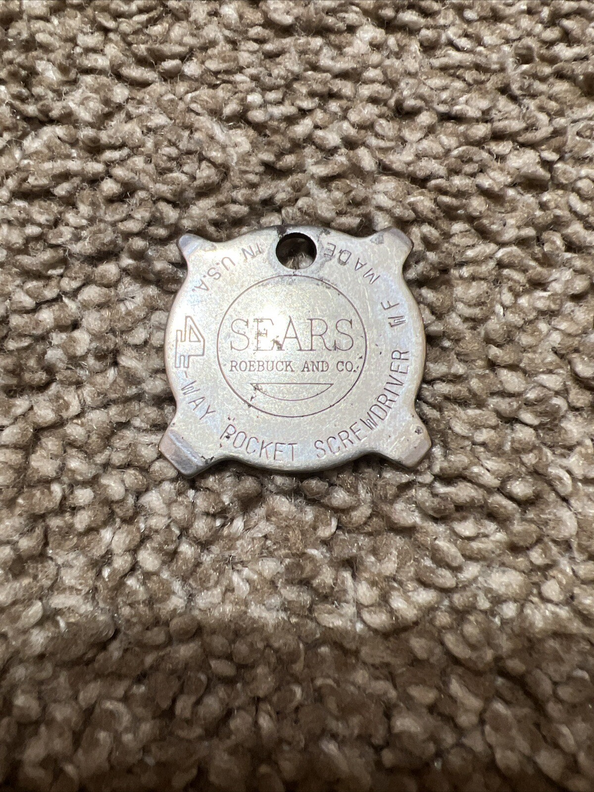 Vintage Sears Roebuck & Co. Craftsman 4-Way Pocket Screwdriver Keychain ...