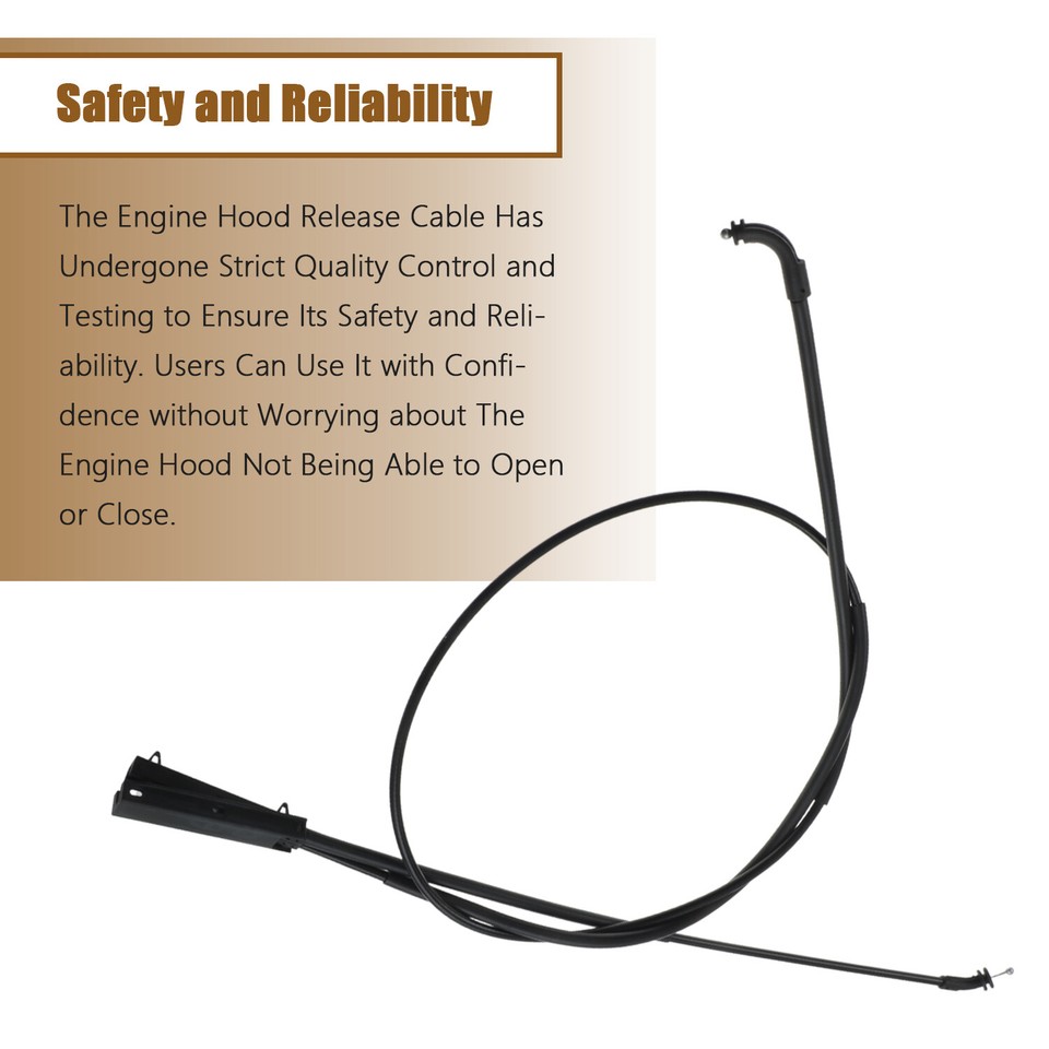 Engine Hood Lock Latch Release Cable Fit for 2007-2014 BMW X5 ...