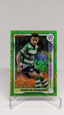2022-23 Merlin UEFA Marcus Edwards Neon Green Shimmer #/350 #126 Rookie ...