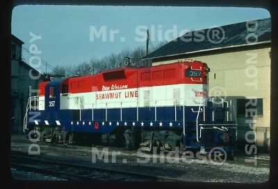 Original Slide P&S Pittsburg & Shawmut Clean Bicentennial Paint GP7 357 ...