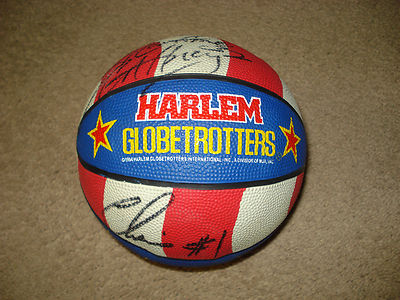 1994 Harlem Globetrotters Autographed Mini Basketball - 4 Signatures | eBay