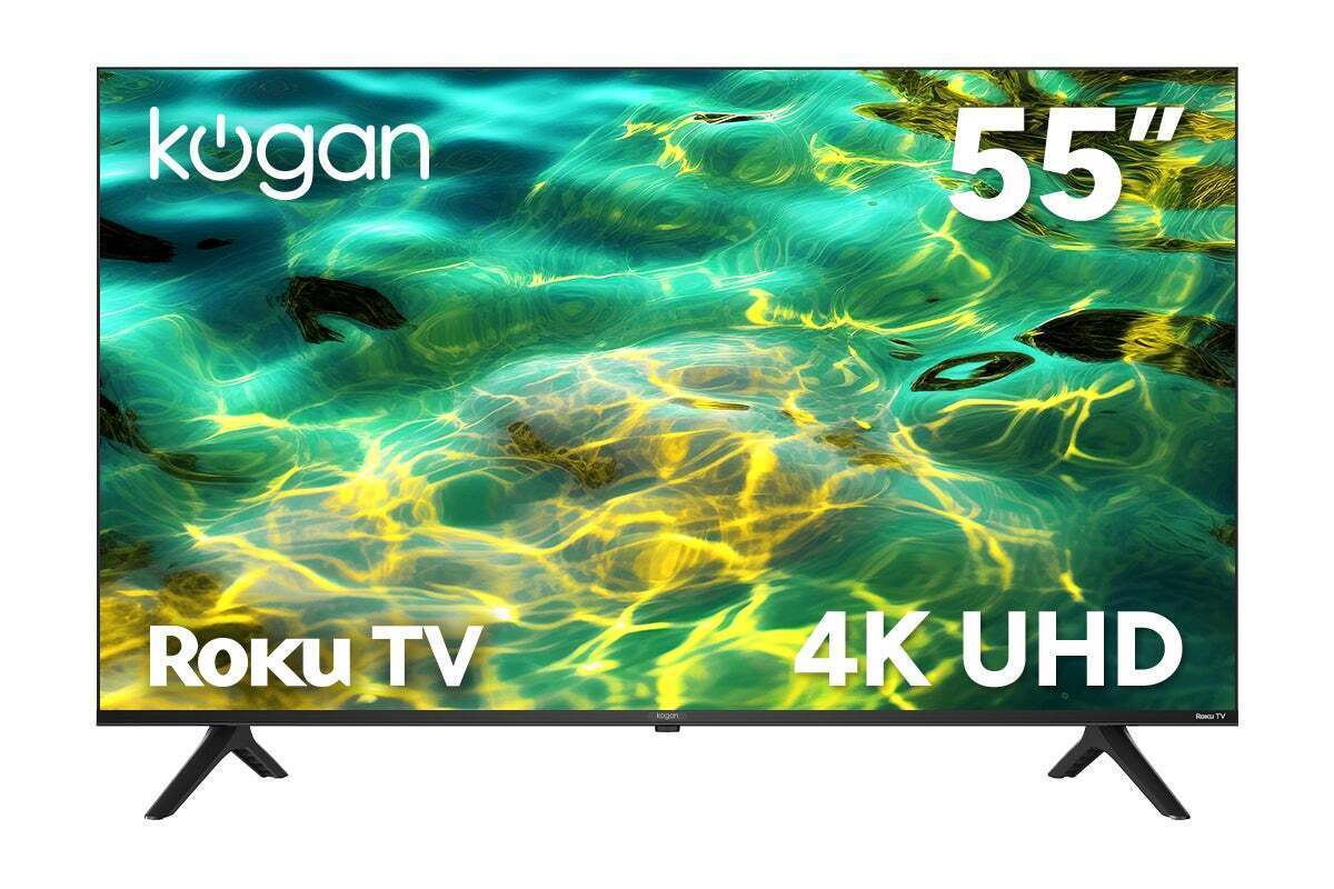 Kogan 55" LED 4K Roku Smart TV R94K TV - Black (KALED55R94KA) for sale ...