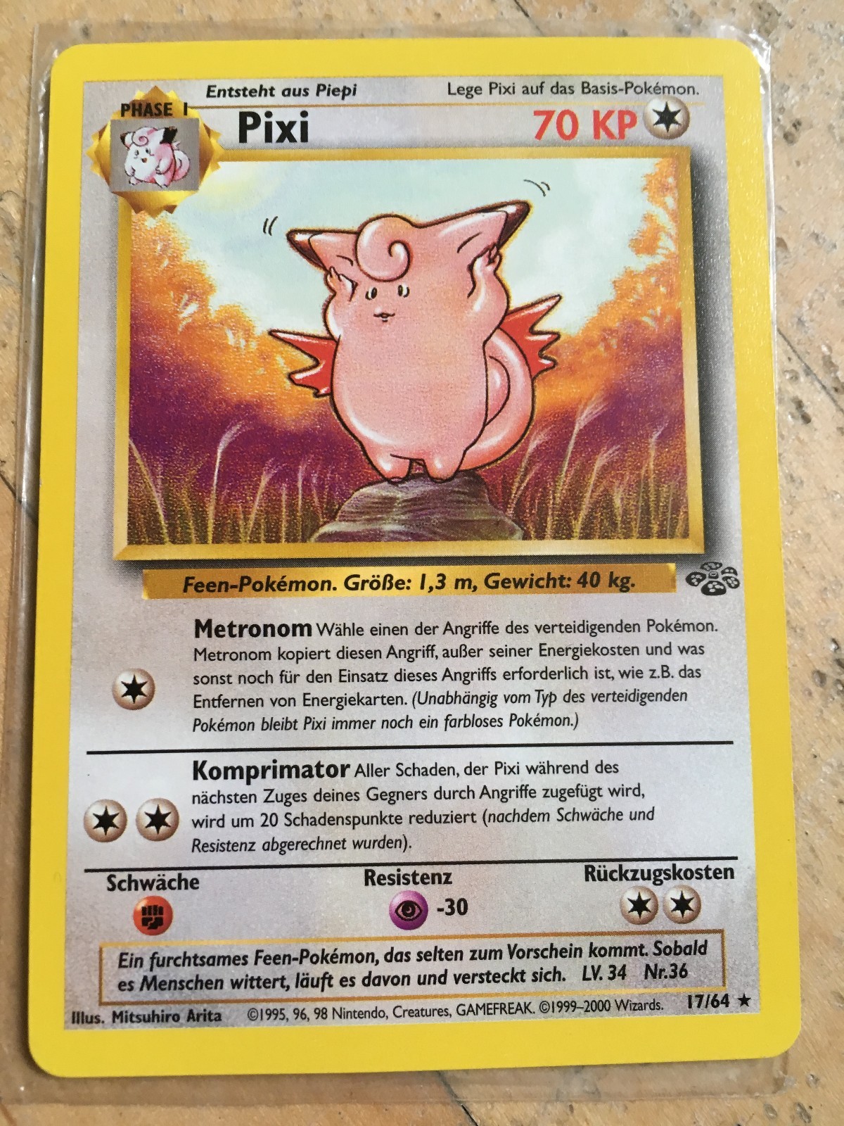 Pixi Pokemon Jungel Set 17/64 Deutsch selten rare (mint) | eBay.de