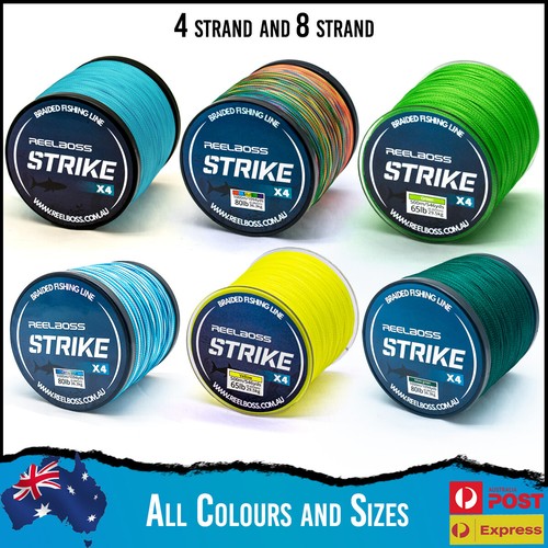 Braid Fishing Line 8 10 12 15 20lb 30lb 40lb 50lb 65 80lb 100lb 300m ...