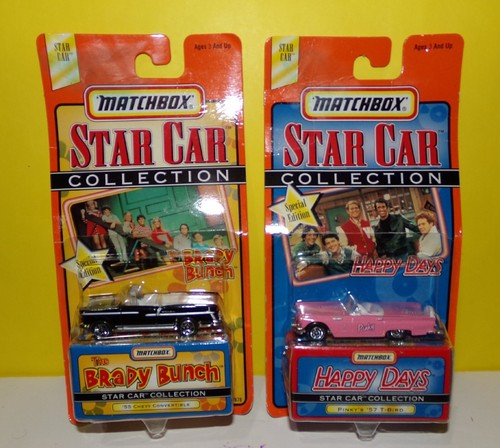 1998 MATCHBOX Star Car Collection Brady Bunch 55 Chevy & Happy Days ...