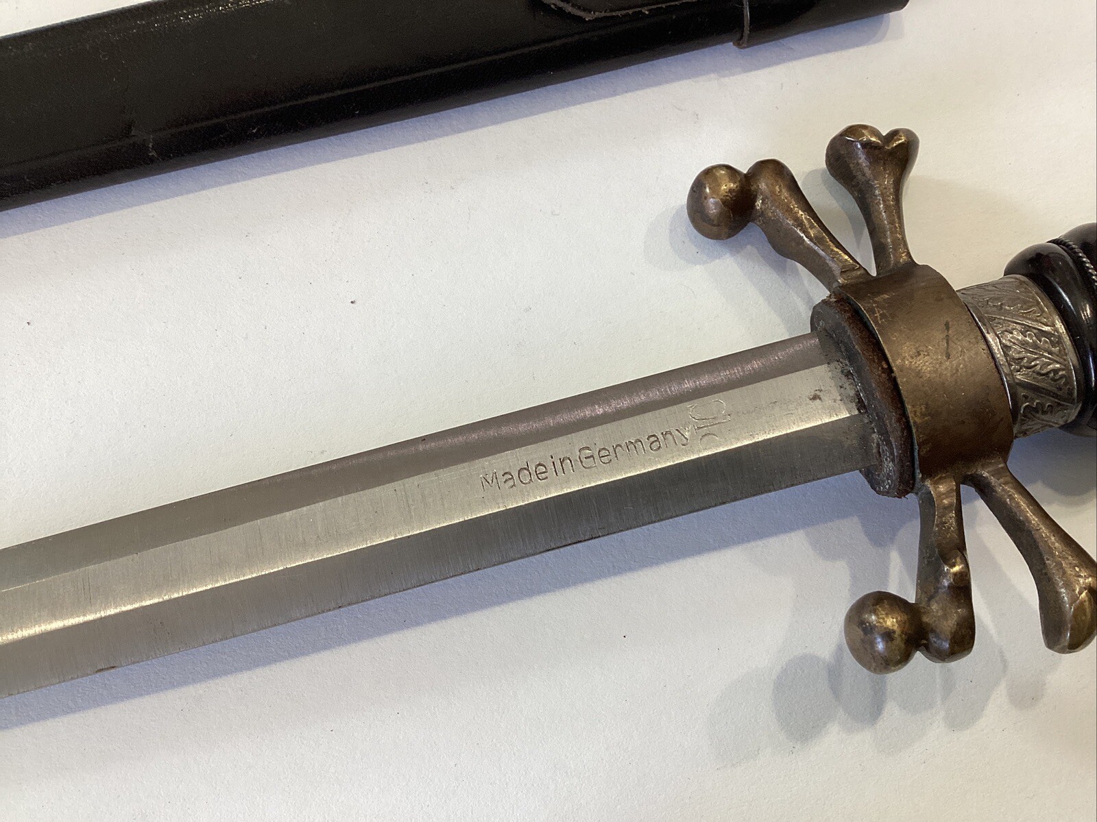 SKULL & CROSSBONES RARE OLD FREEMASON MASONIC DAGGER GERMANY PIC FREE ...