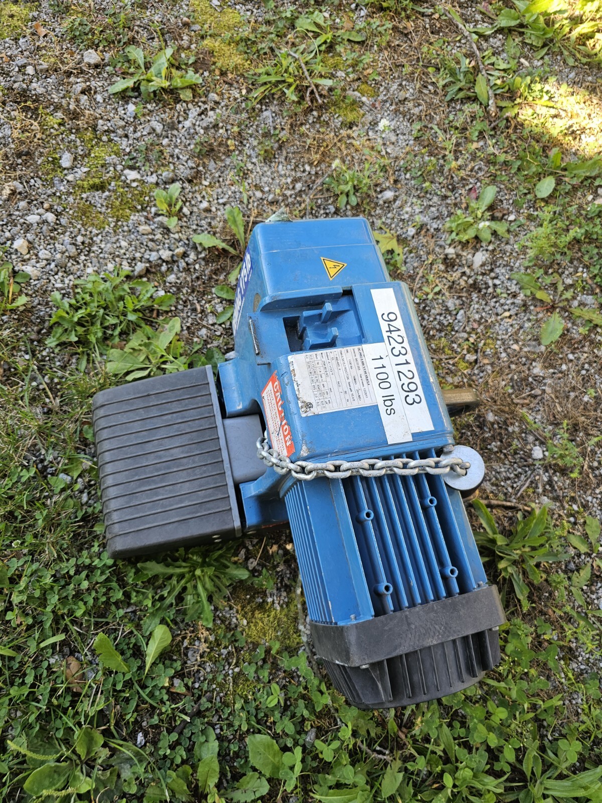 Demag DC-PRO 5-500 1/1 1100 Lbs Stationary Chain Hoist | eBay