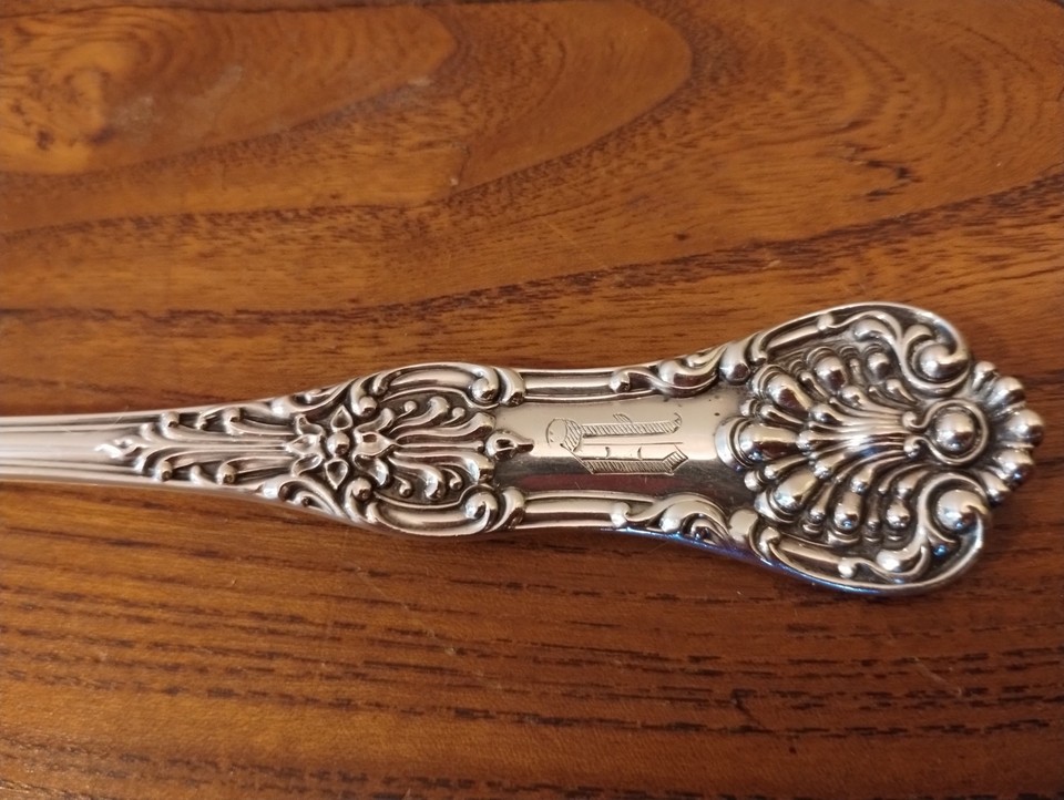 Daniel Low & Co Sterling Silver Serving Spoon 8-5/16" 85g Salem ...