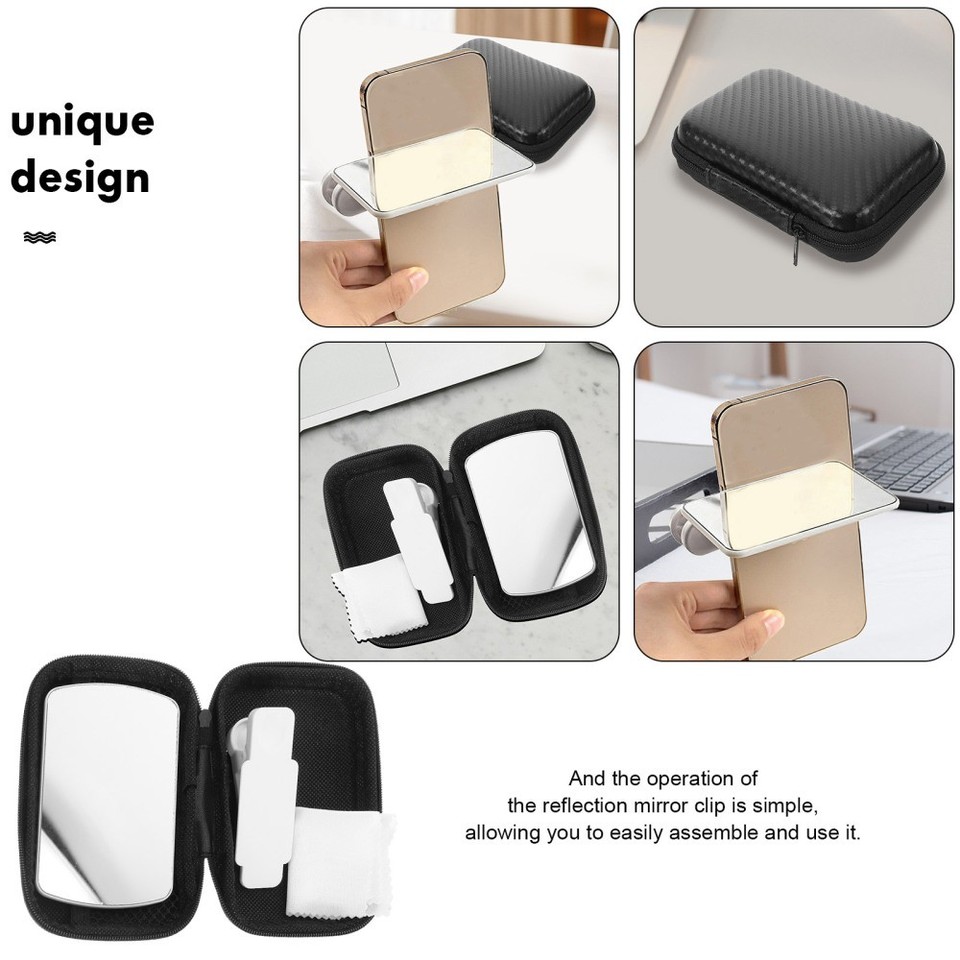 Smartphone Camera Mirror Reflection Clip Kit Reusable Photo Prop | eBay
