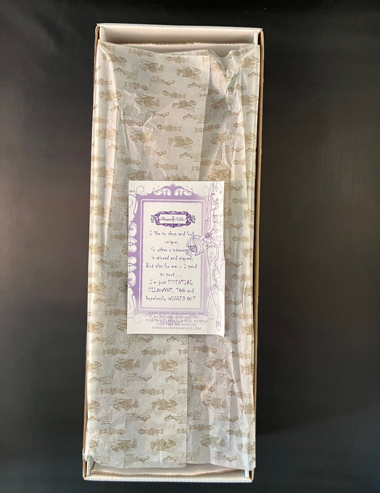 Tonner Essential Ellowyne Too Wigged Out Doll with Robe Limited Ed 30 3 ...