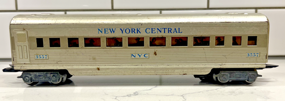 Marx O Gauge 3557 New York Central Silver Passenger Car | eBay