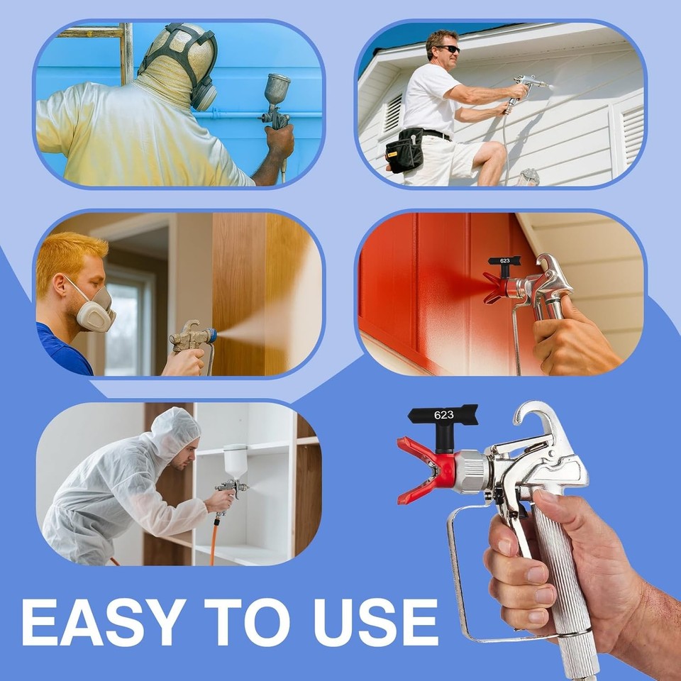 Graco Paint Sprayer Tips, 5 Pcs Airless Paint Sprayer Tips Set (211/313 ...