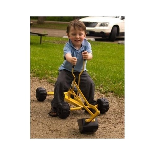 Outdoor Sand Digger Swivel Ride On Tractor Toy Sandbox Beach Scoop Dig ...