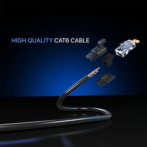 Ethernet Cable 200 ft CAT6 High Speed Internet Network LAN Cable Cord ...