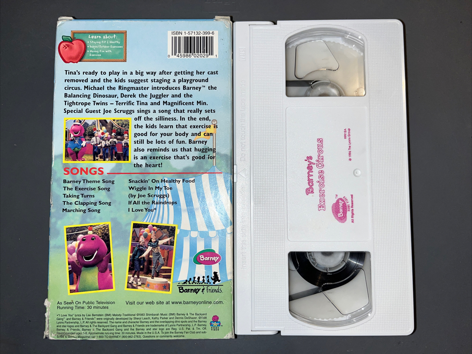 Barney’s Exercise Circus (VHS, 1998) Sing Along Songs PBS Kids 7 | eBay