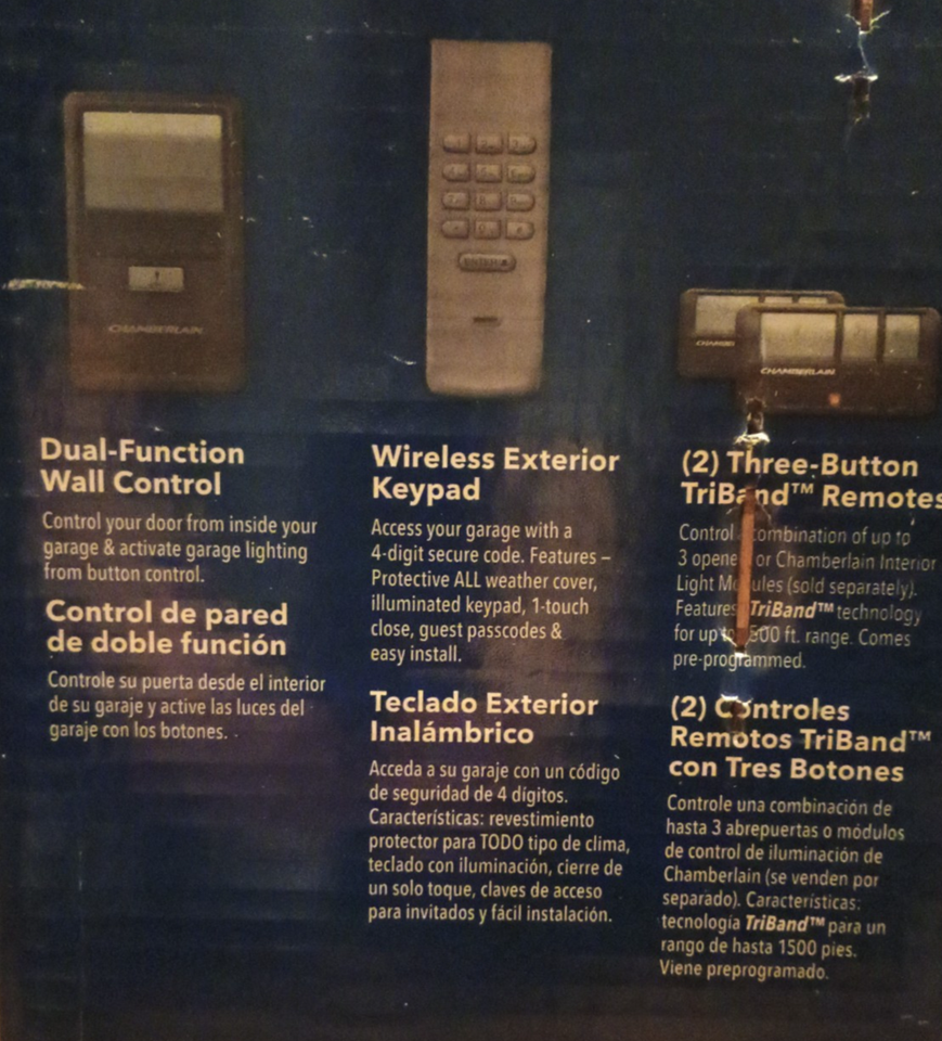 CHAMBERLAIN B550 1/2HP BELT DRIVE SMART GARAGE DOOR OPENER | eBay