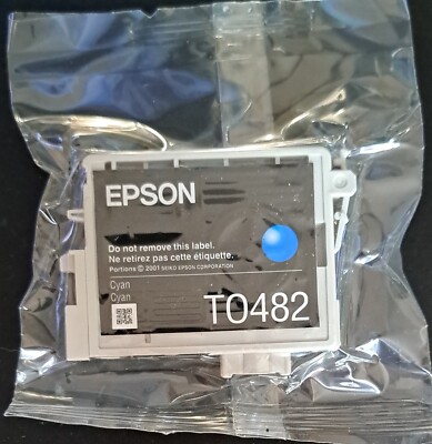 Epson Printer Ink Cyan T0482 For Epson Stylus R300 SEALED | eBay