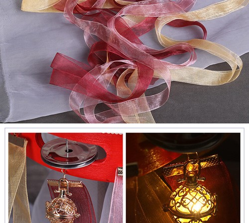 Accessories Hand-Held Bell Drum Hanfu Hand Drum Red Ribbon Antique ...