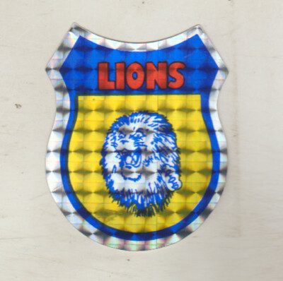 Football Club logo FITZROY Club vintage sticker shield reflective ...