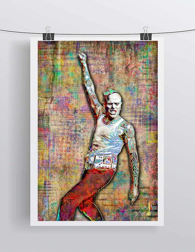 Keith Flint Poster 2, Keith Flint of Prodigy Gift, Prodigy Tribute Free ...