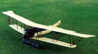 DFW Mars Military Utility Biplane Airplane Model Replica Large Free ...