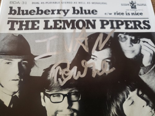 IVAN BROWNE HAND SIGNED 1960s VG++ Lemon Pipers Rice Is Nice ...