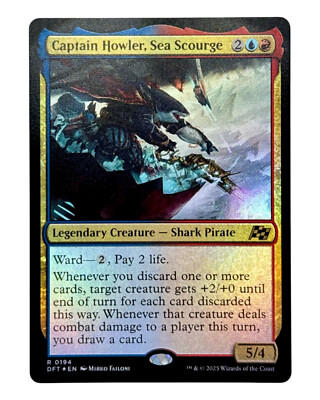 MTG | Captain Howler, Sea Scourge | Aetherdrift | Foil | NM | EN | eBay