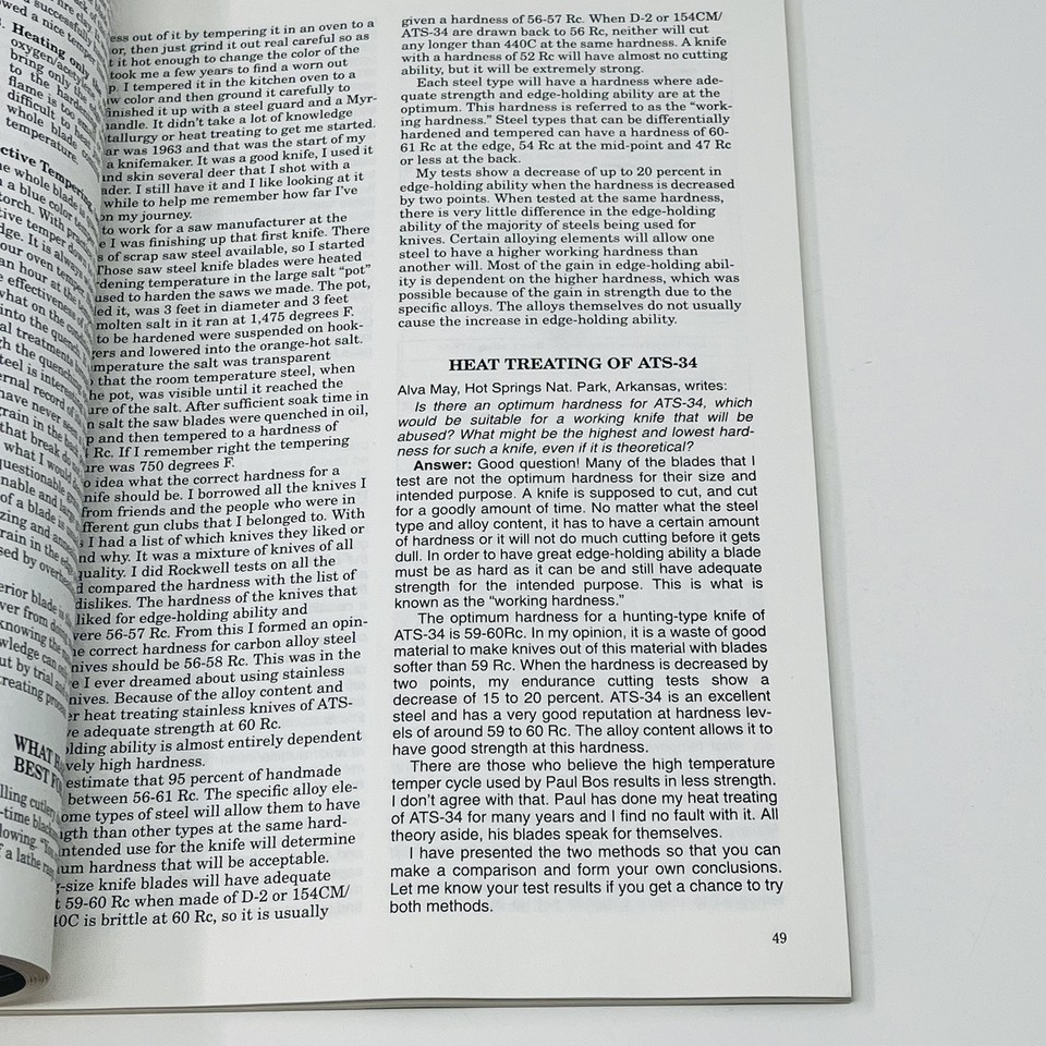 The Wonder Of Knifemaking Master Smith Wayne Goddard Book Knife Knives ...