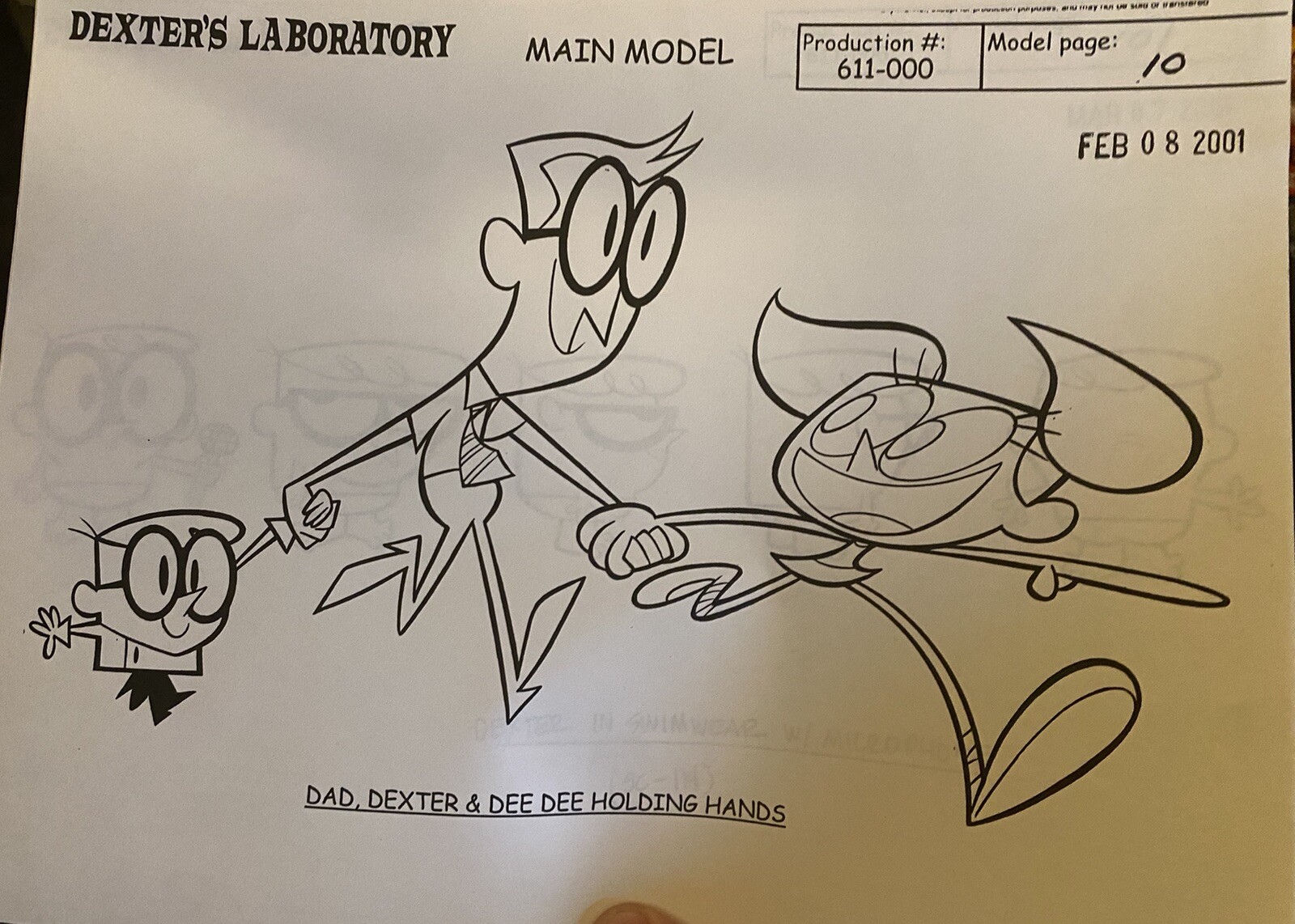 Cartoon Network - Dexter's laboratory Model Sheets & Style Guide | eBay