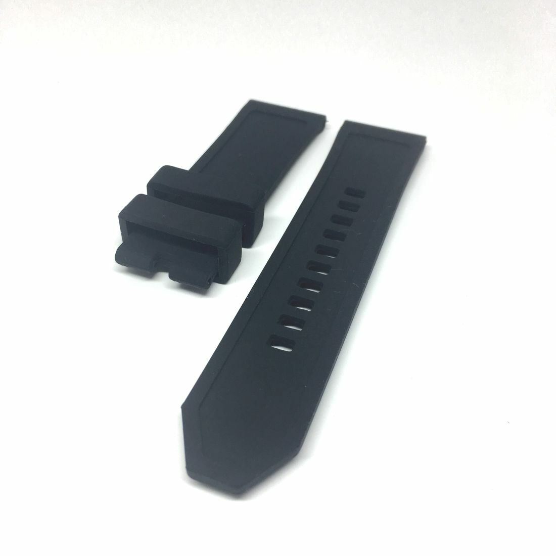 24 mm Black Rubber Watch Band Strap For DIESEL Watch | eBay