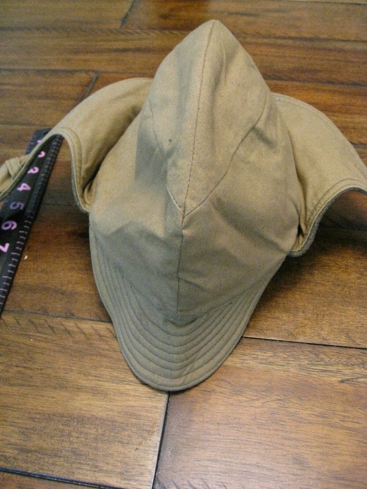 USMC 1937 winter cap Rare Marine Corps Pre-WW II Military Army Word war ...