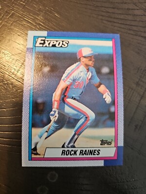 1990 Topps - #180 Tim "Rock" Raines. Montreal Expos Hall Of Fame OF | eBay