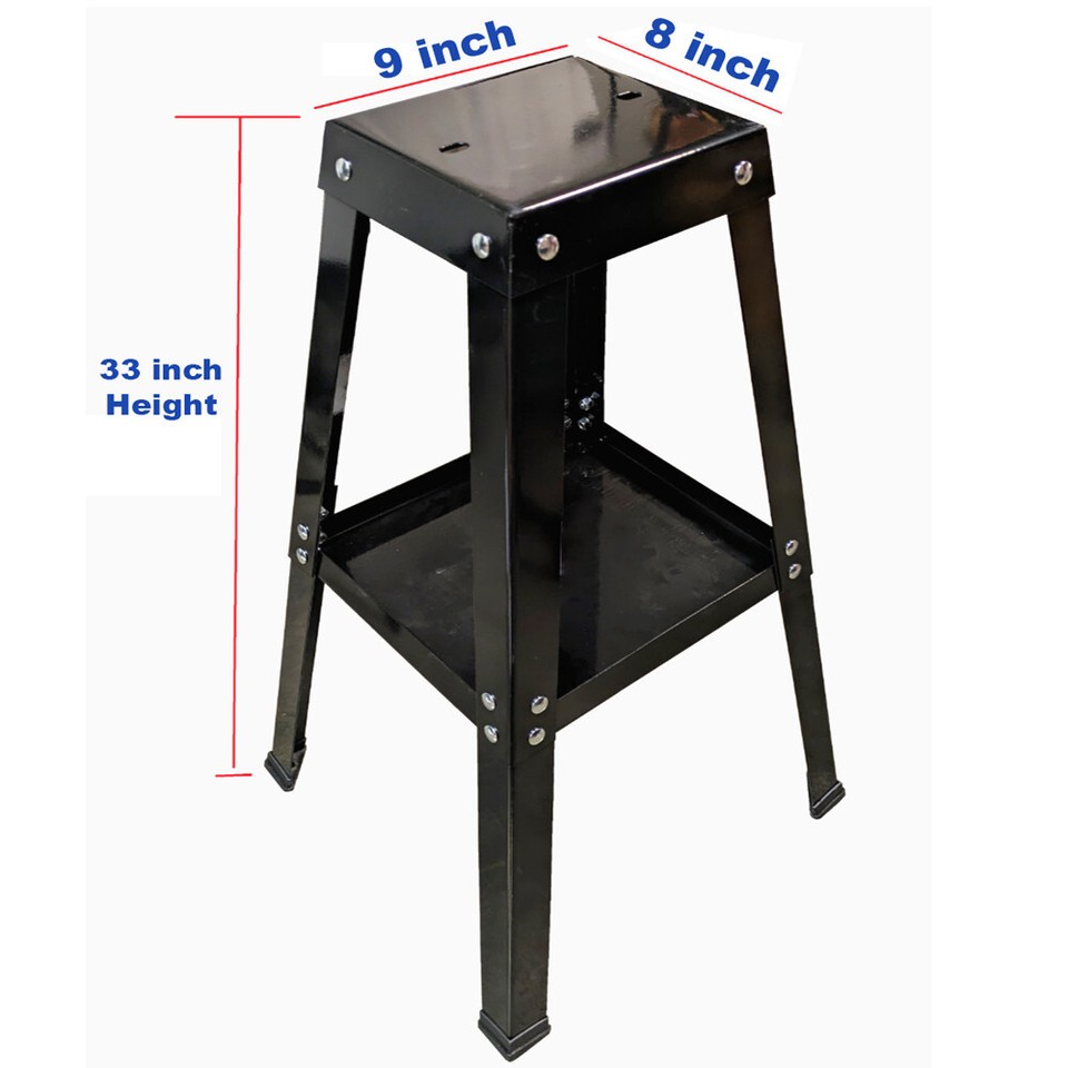 Universal Bench Grinder Stand Buffer Vise Tool Floor Stand With Tray ...