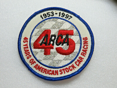 ARCA American Stock Car Racing Patch 45th Anniversary Racing Patch ...