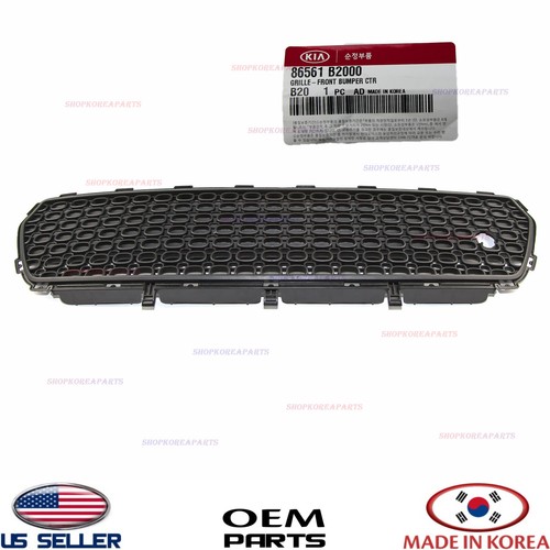 GRILLE FRONT RADIATOR CENTER GENUINE! KIA SOUL 2014-2016 86561B2000 | eBay