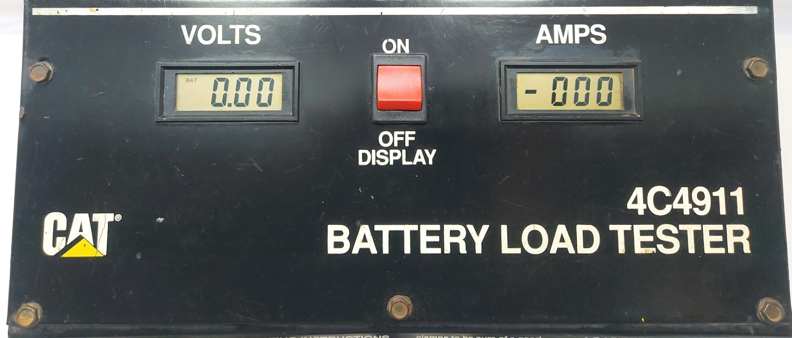 CAT 4C4911 Portable battery load tester heavy duty load cables heavy ...