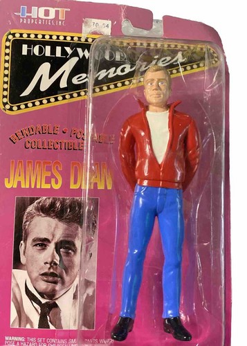 James Dean Hollywood Memories Doll Vintage Still In Package W/ Flaws ...