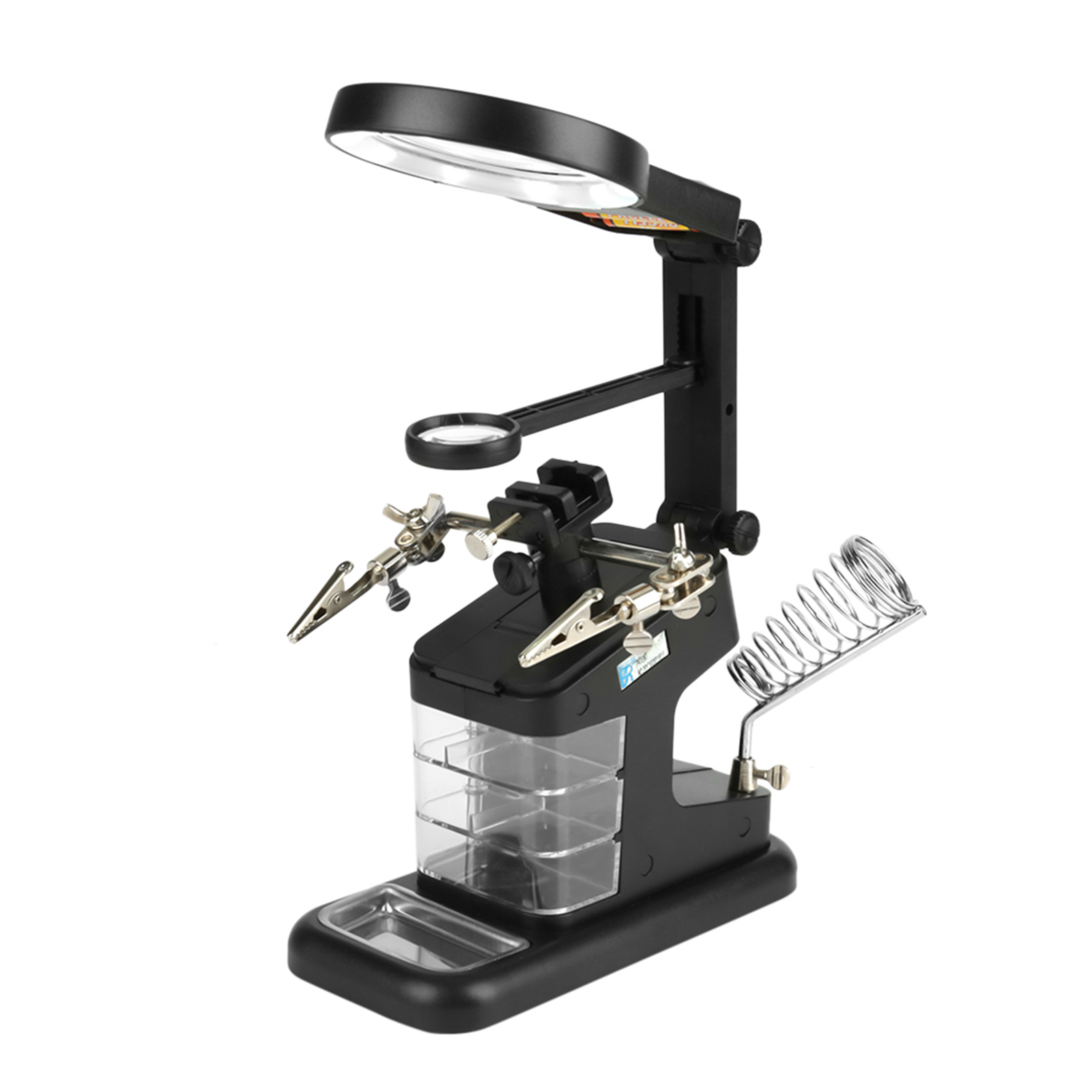 USB Electric Soldering Iron Workstation With 3X/4.5X/25X Loupe LED ...