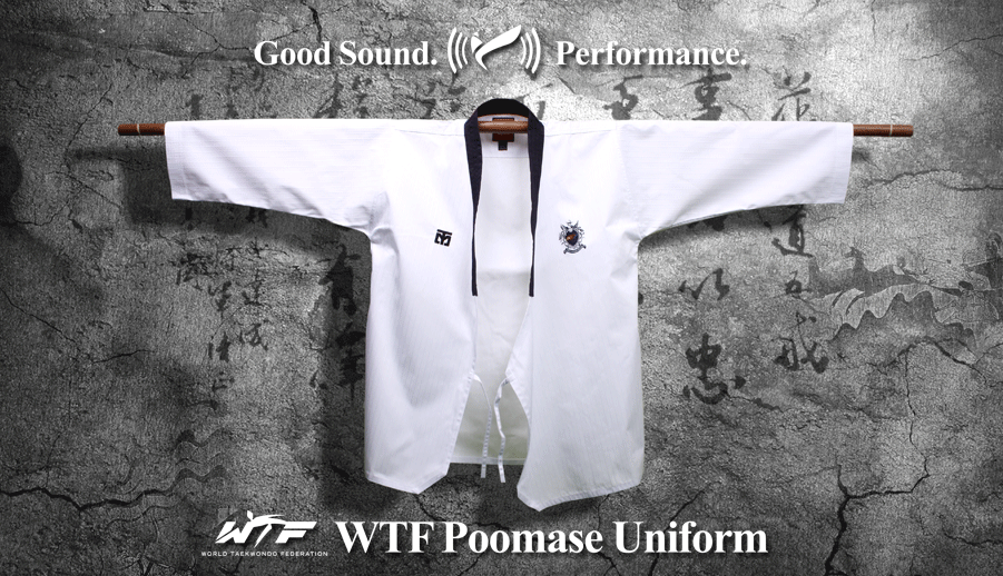 MOOTO Poomsae WTF Dan Uniform (Male) with KUKKIWON Patch Taekwondo ...