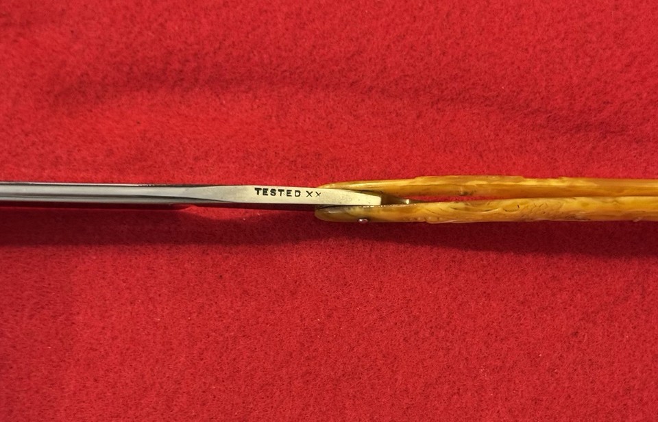 1907 Case Brothers Straight Razor Little Valley, NY Carved Dragon ...