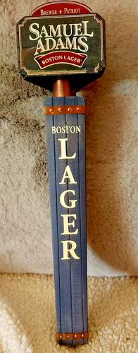 Tap Handle ~Samuel/ Sam Adams Boston Lager Logo~ 13.5” Tall Rare ...