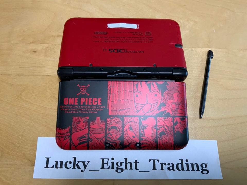 Nintendo 3DS XL LL One Piece R Luffy Red ver Console Box Japanese ver ...