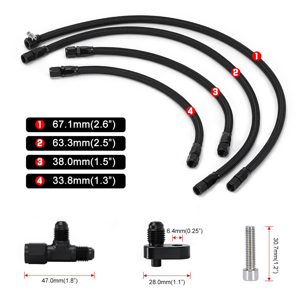 New Stainless Steel Complete Coolant Crossover Steam Vent Kit For LS1 ...