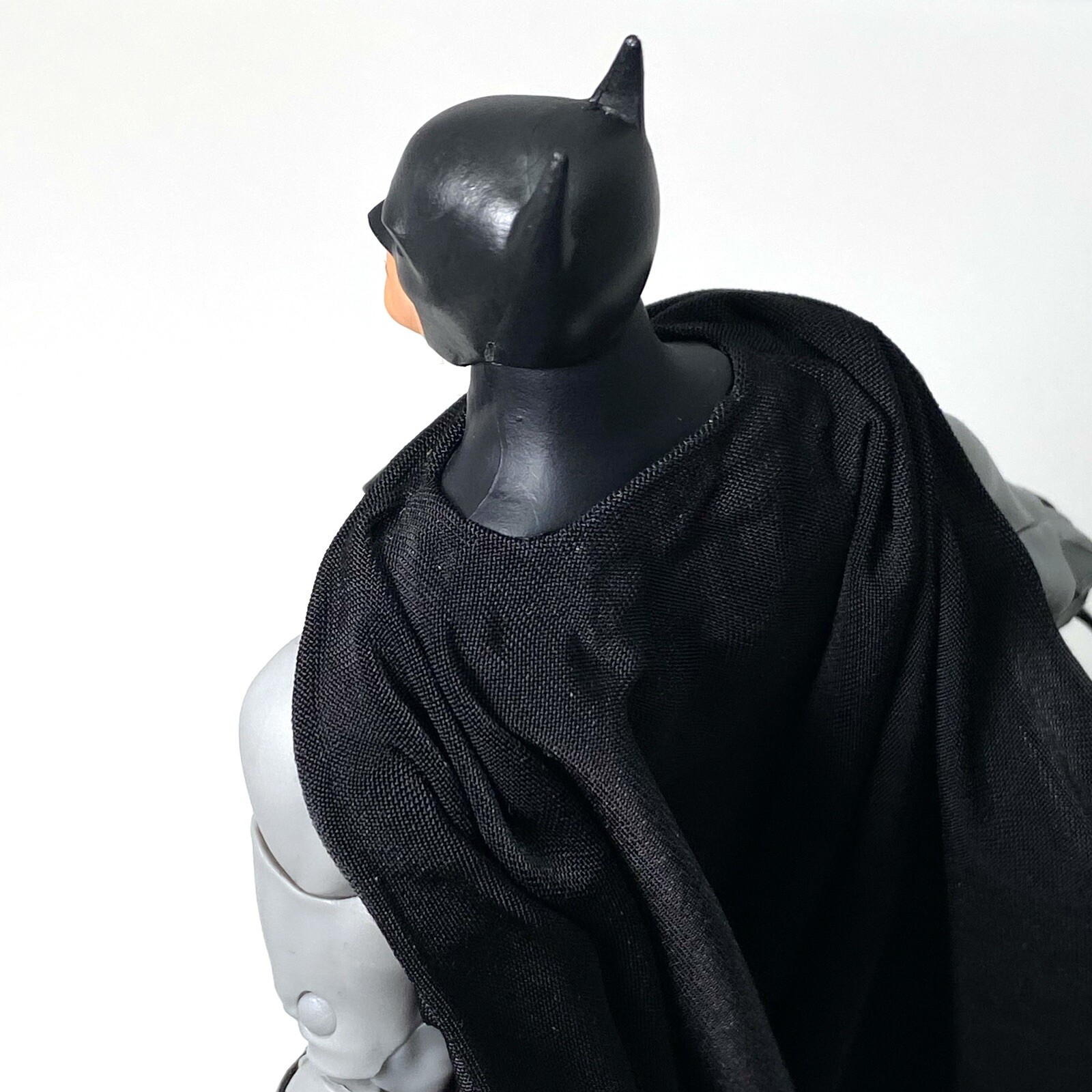 CAPE ONLY Black Wired Cape For McFarlane Toys DC Multiverse Knightfall ...