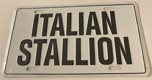 Italian Stallion Novelty License Plate NEW OLD STOCK | eBay