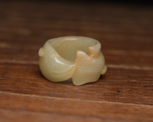 Certified Natural Hetian Jade Hand-carved Exquisite Ring 23373 | eBay